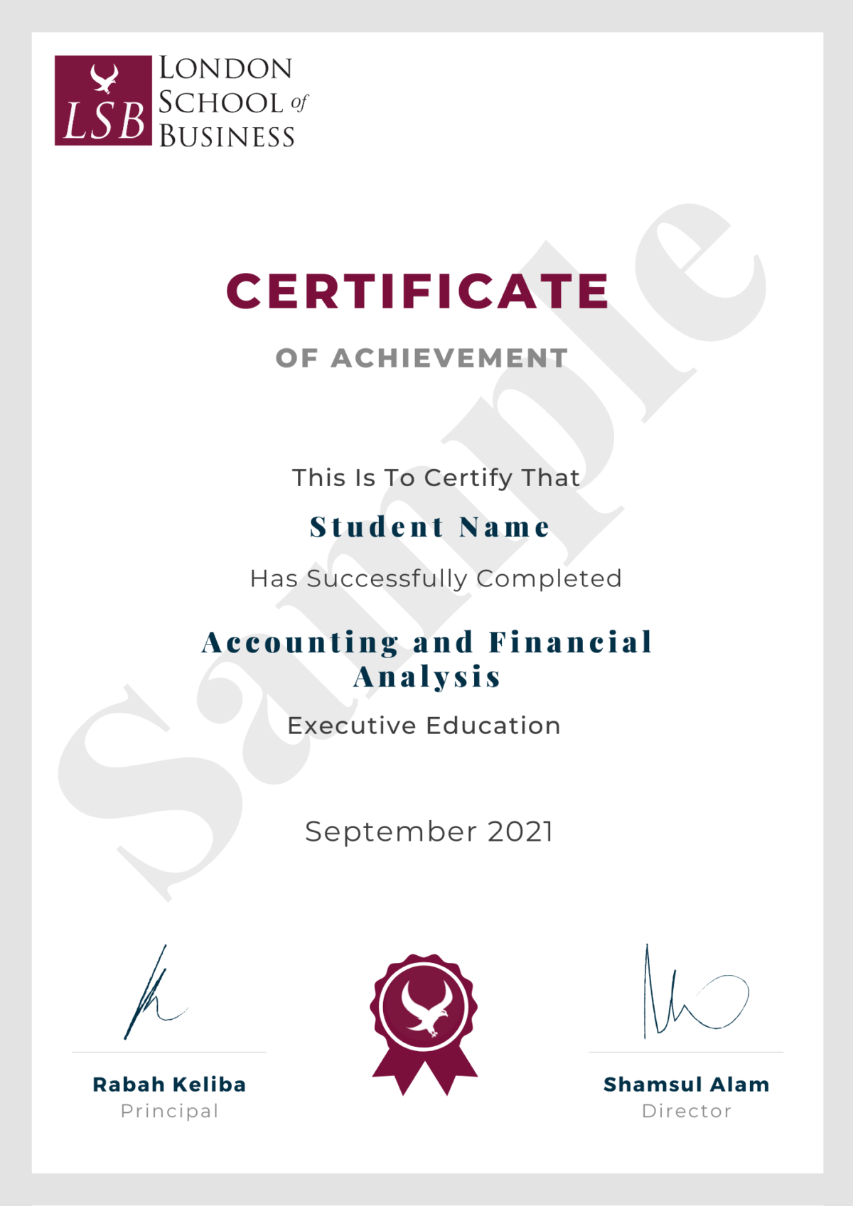 Accounting and Financial Analysis | London School of Business